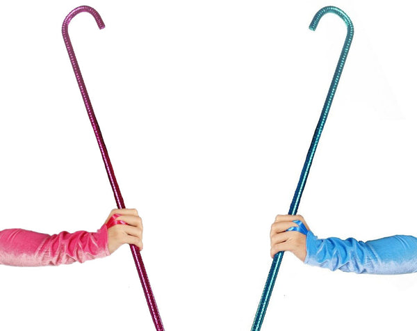 Sequins Decorated Belly Dance Cane Handmade Dance Sticks – Jon's ...